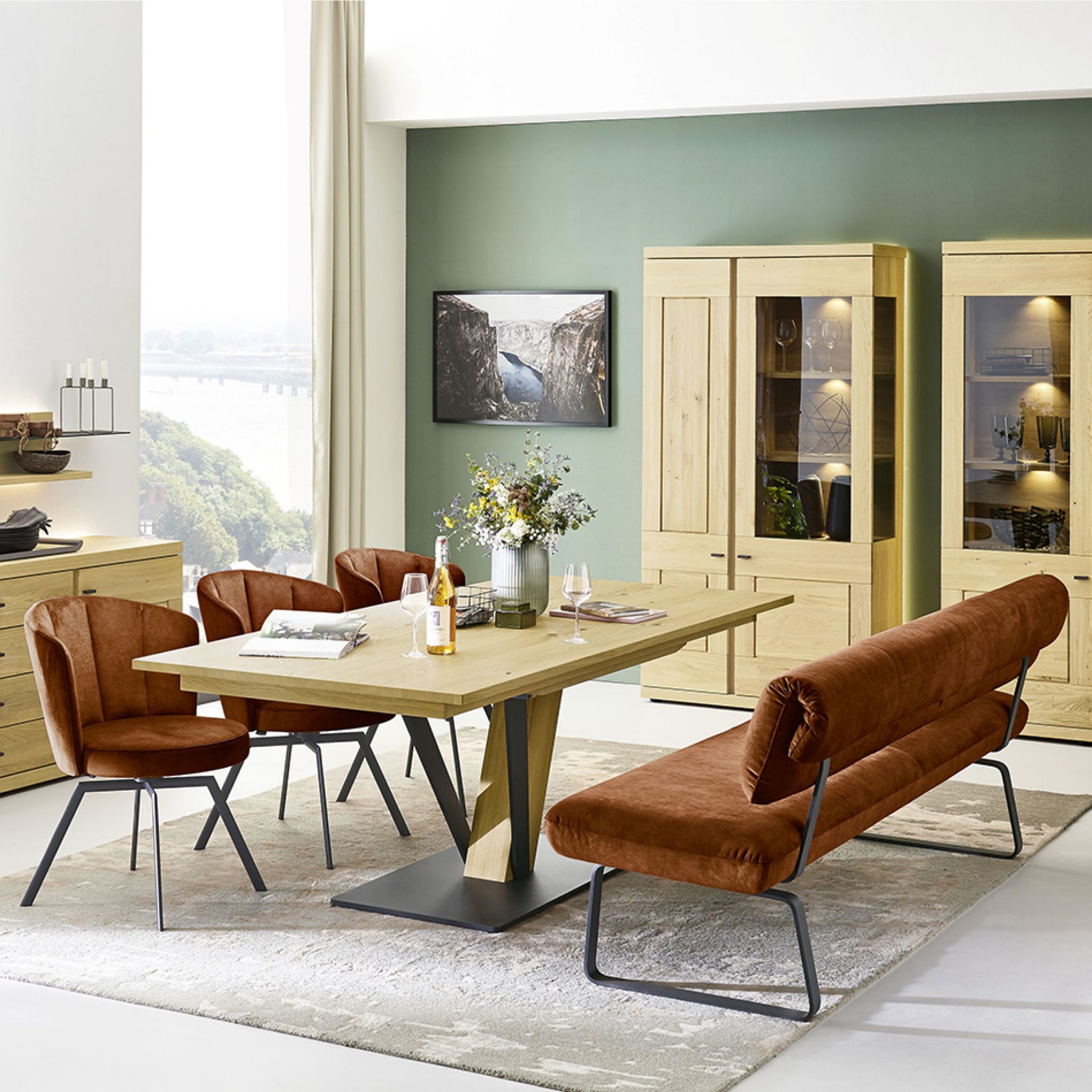 Venjakob Onyx Dining Bench | Abitare UK